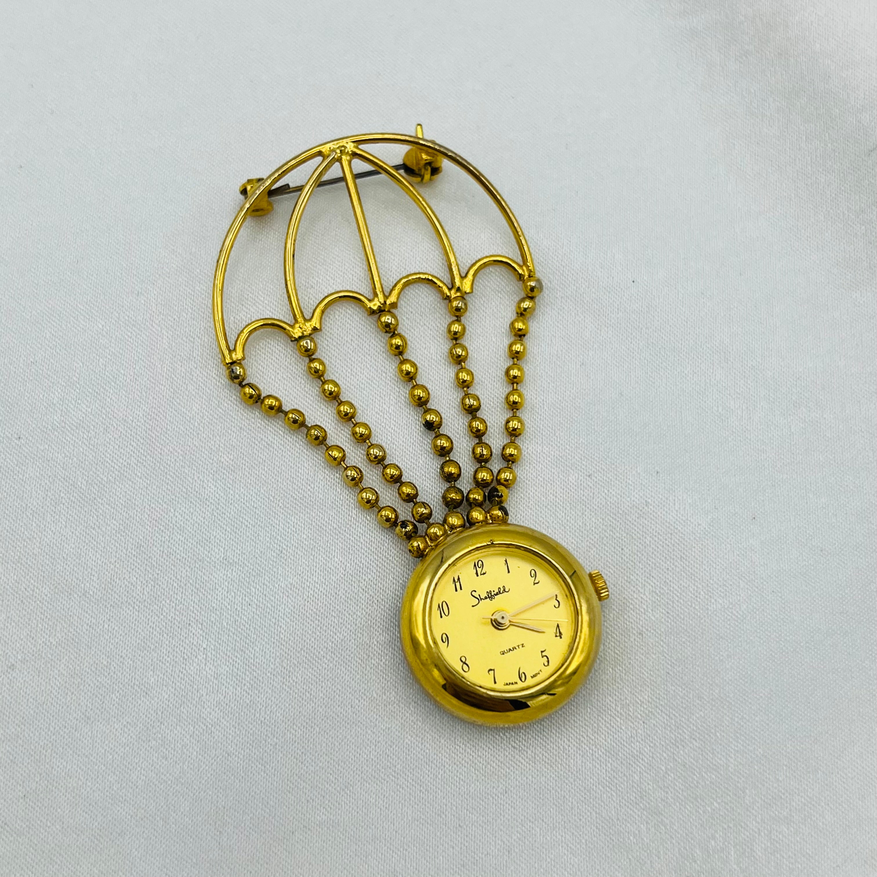 Hot Air Balloon Watch Brooch – Dainty Dials