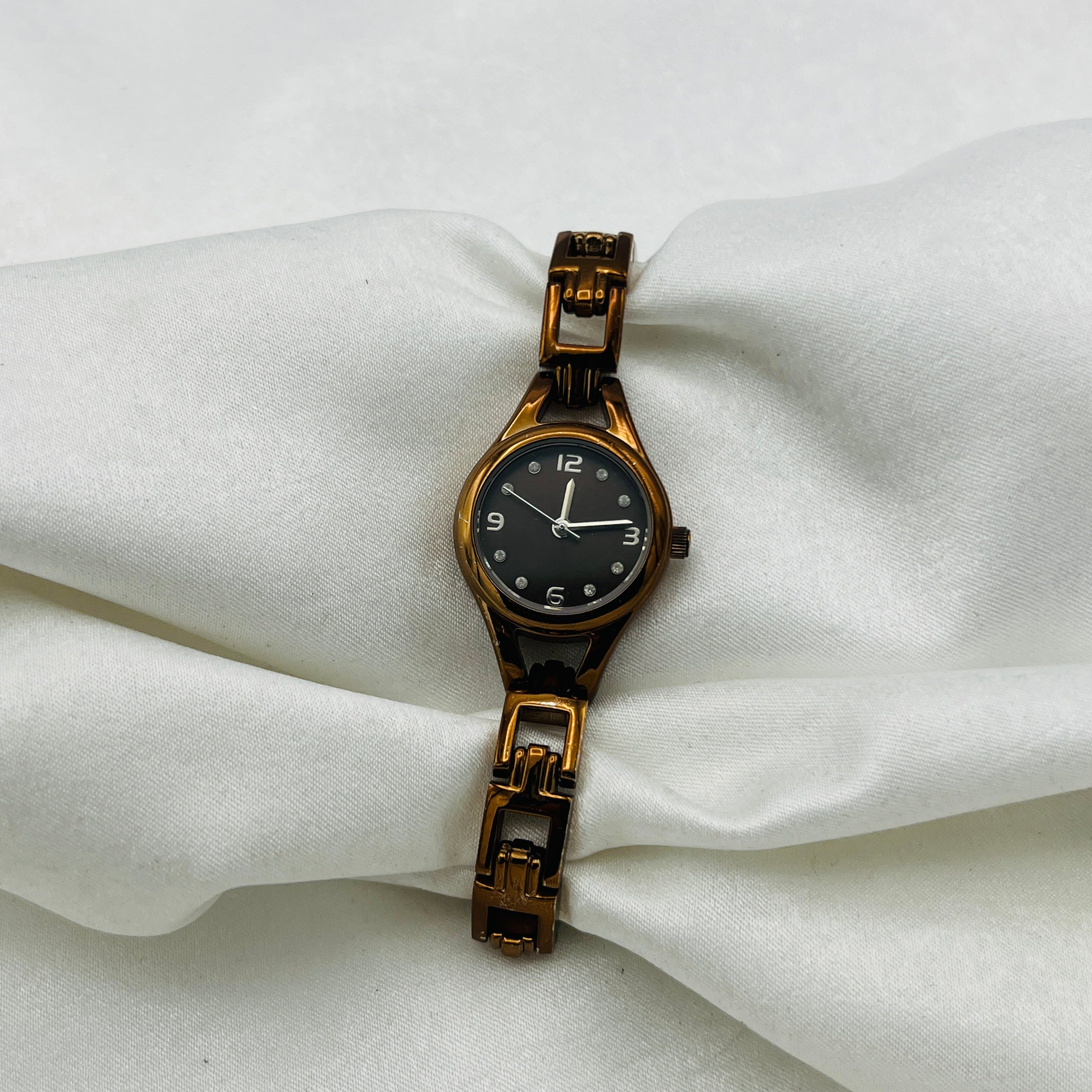 Chocolate Brown Watch – Dainty Dials